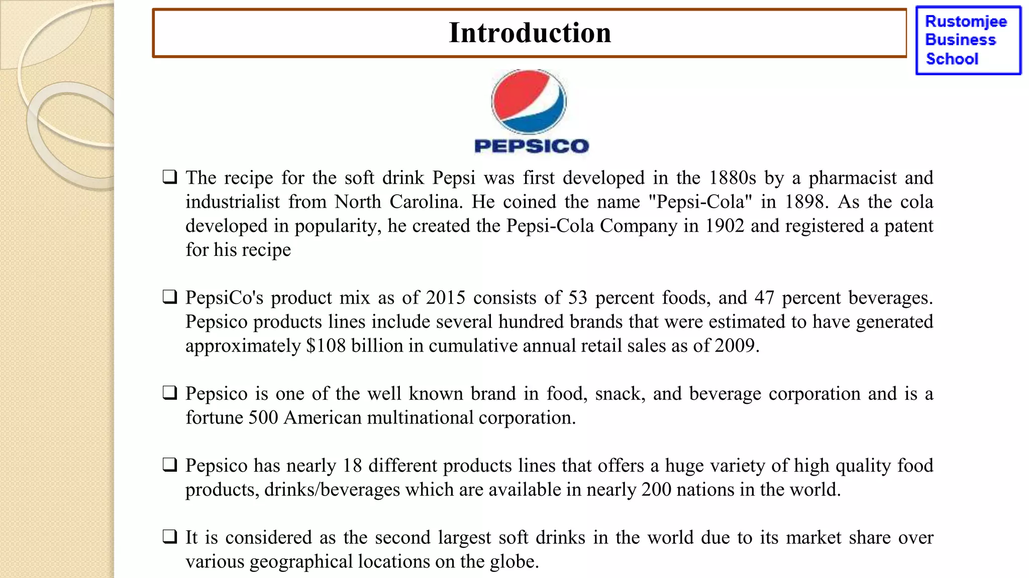 New Product Development For Pepsico | PPTX