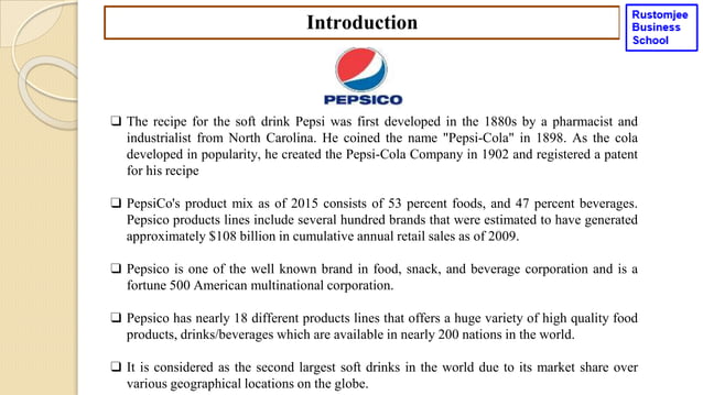 New Product Development For Pepsico | PPTX