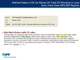 NPD Walmart Overview 2009 | PPT