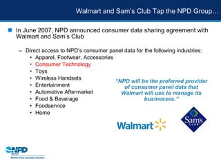 NPD Walmart Overview 2009 | PPT