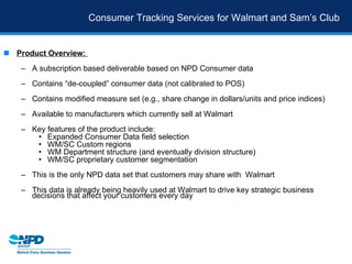 NPD Walmart Overview 2009 | PPT