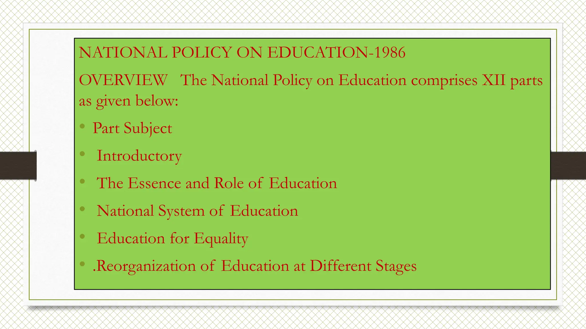 National education policy 1986 with merits and its limitations.pptx