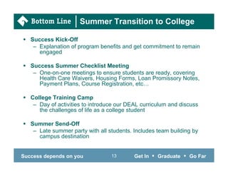 Promoting College Retention of Low-Income and First-Generation Students ...
