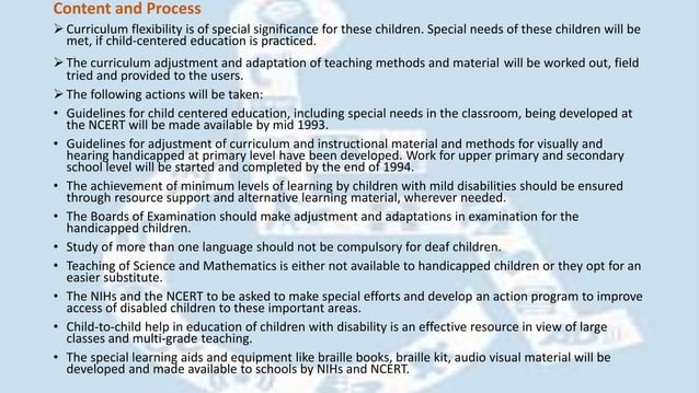 Npe for students with disabilities (simran bahl 2018.b.ed.062) | PPTX