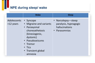 non-epileptic paroxysmal events in childern | PDF