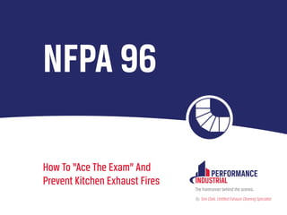 NFPA 96: A Guide for Commercial Kitchen Safety | PDF