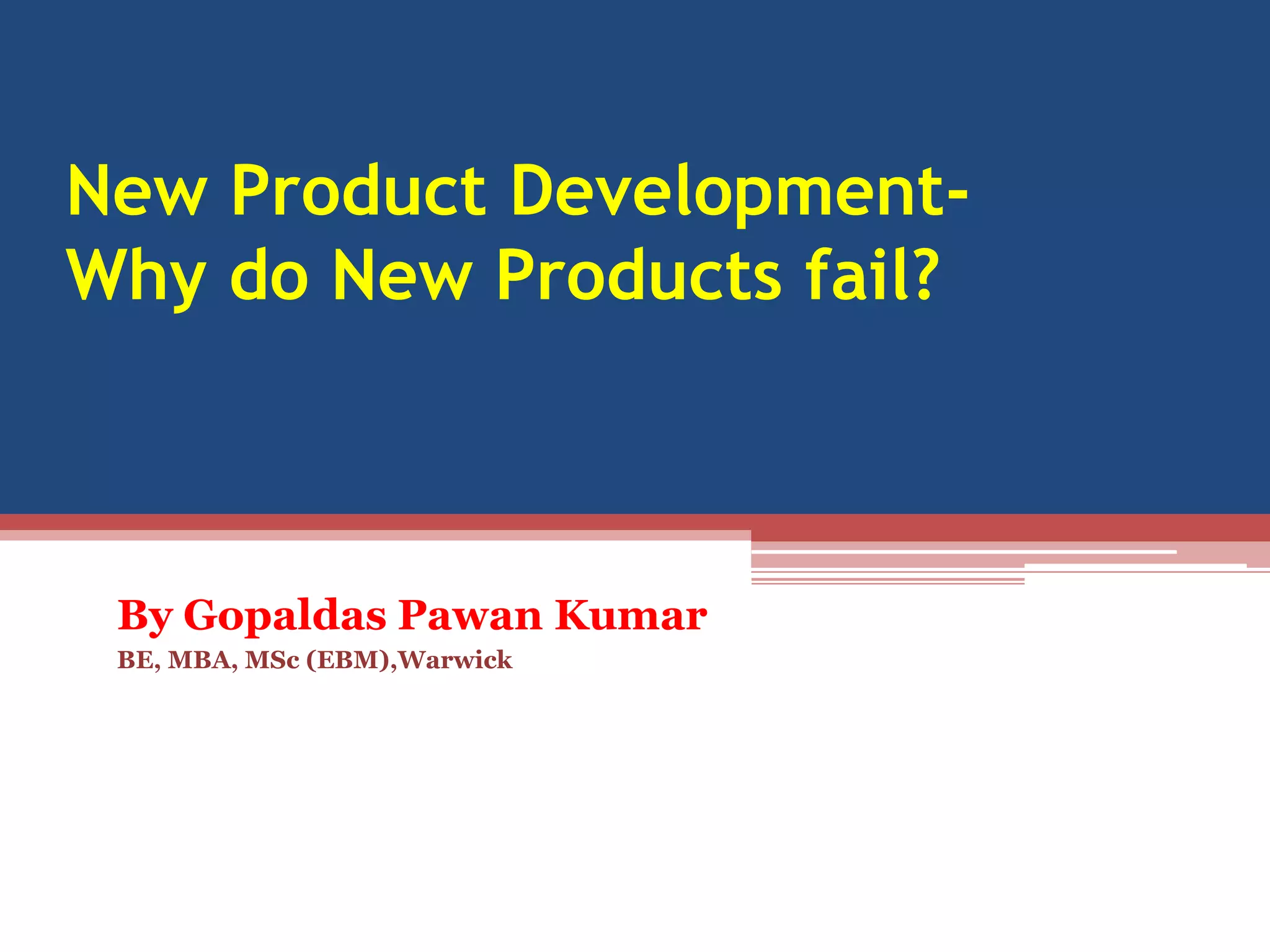 New Product failures | PPTX