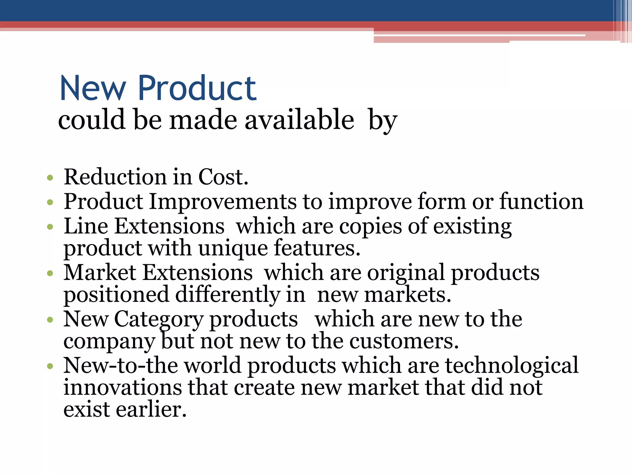 New Product failures | PPTX