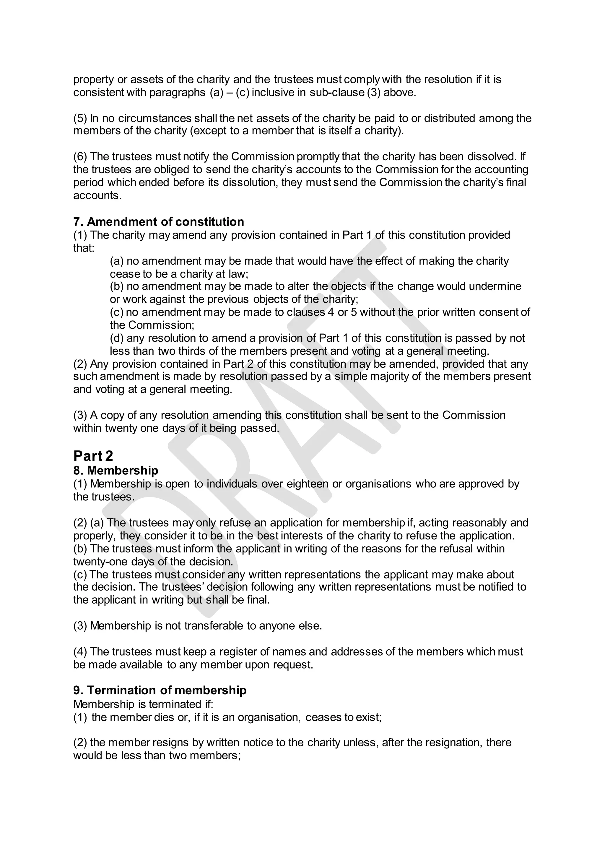 Npfa revised constitution june15 | DOCX