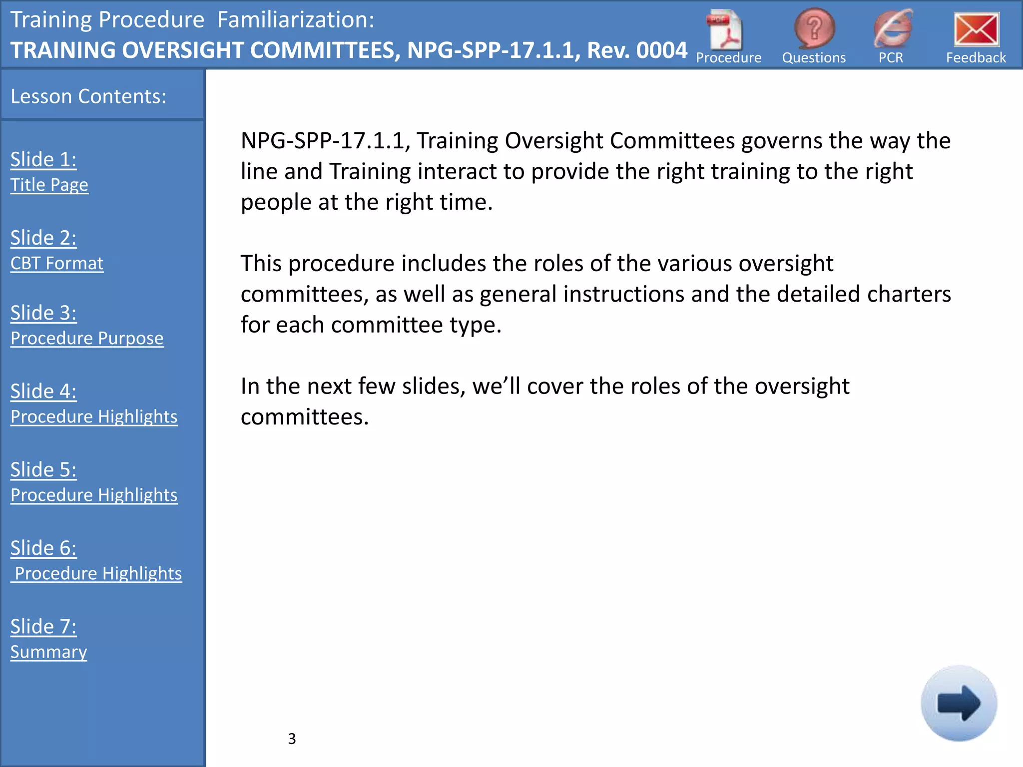 ProcedureTraining | PPT