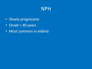 Normal Pressure Hydrocephalus | PPT