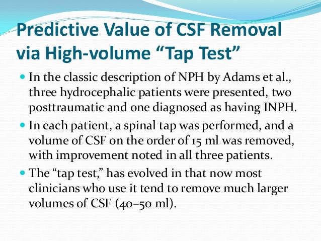 Normal Pressure Hydrocephalus