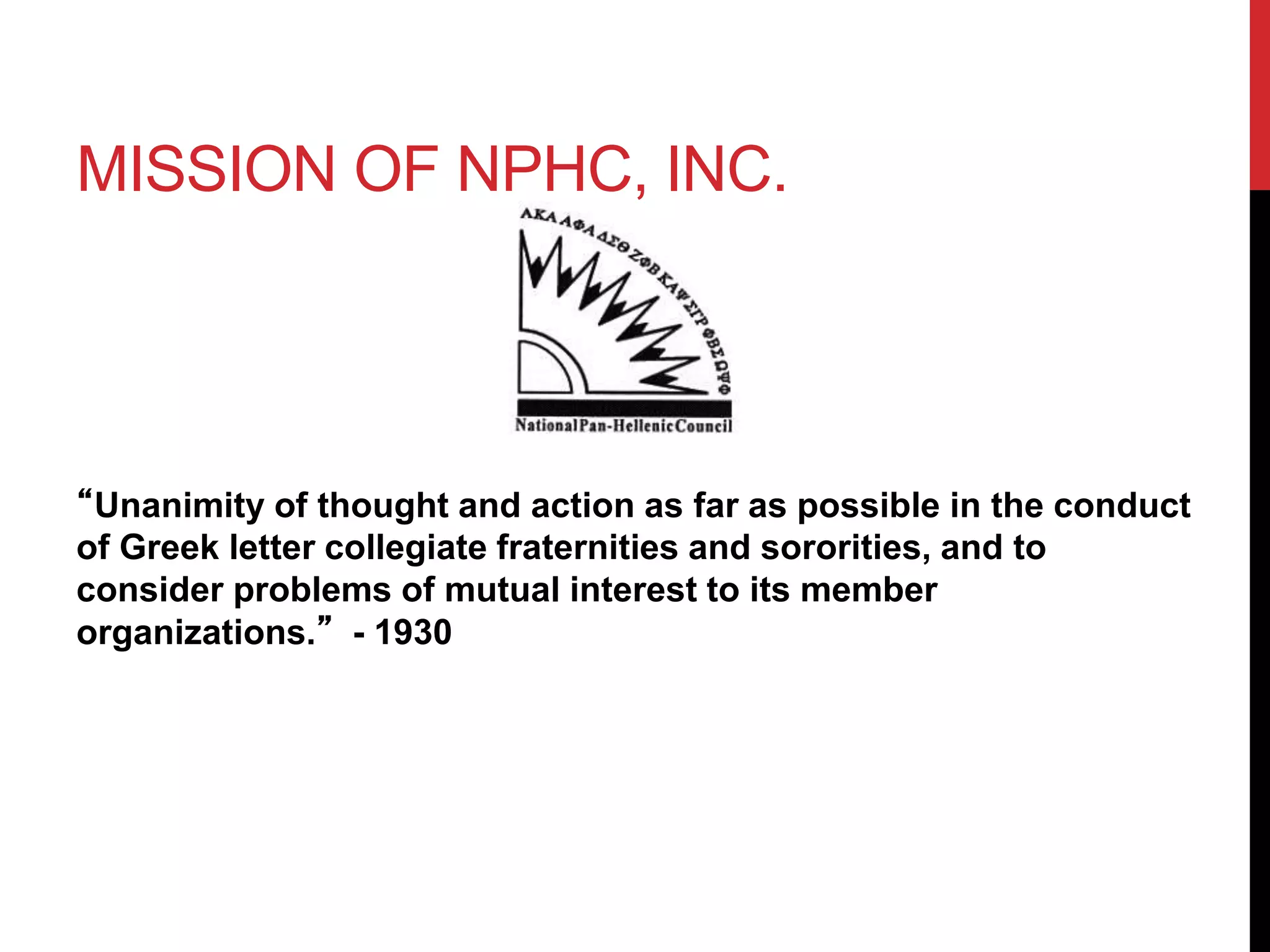 NPHC Powerpoint | PPT