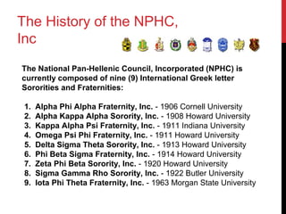 NPHC IGC Presentation | PPT