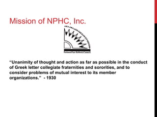 NPHC IGC Presentation | PPT