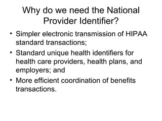 NPI (National Provider Identifier) Related to US Health Care Industry ...