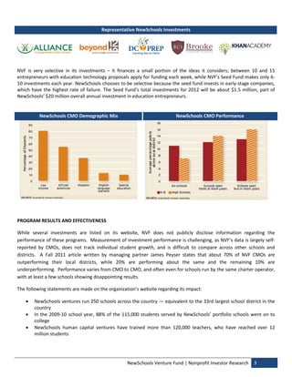 NPI Evaluation of NewSchools Venture Fund | PDF