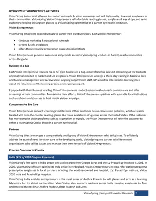 NPI Evaluation of VisionSpring | PDF