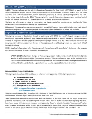 NPI Evaluation of VisionSpring | PDF