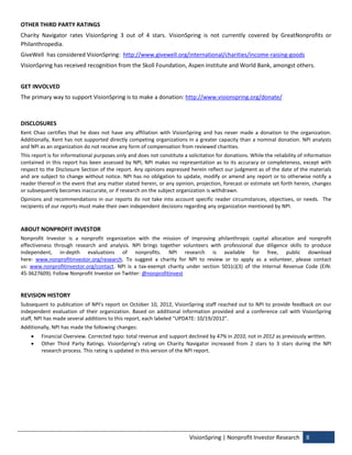 NPI Evaluation of VisionSpring | PDF