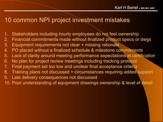 10 common NPI Investment Mistakes | PPT
