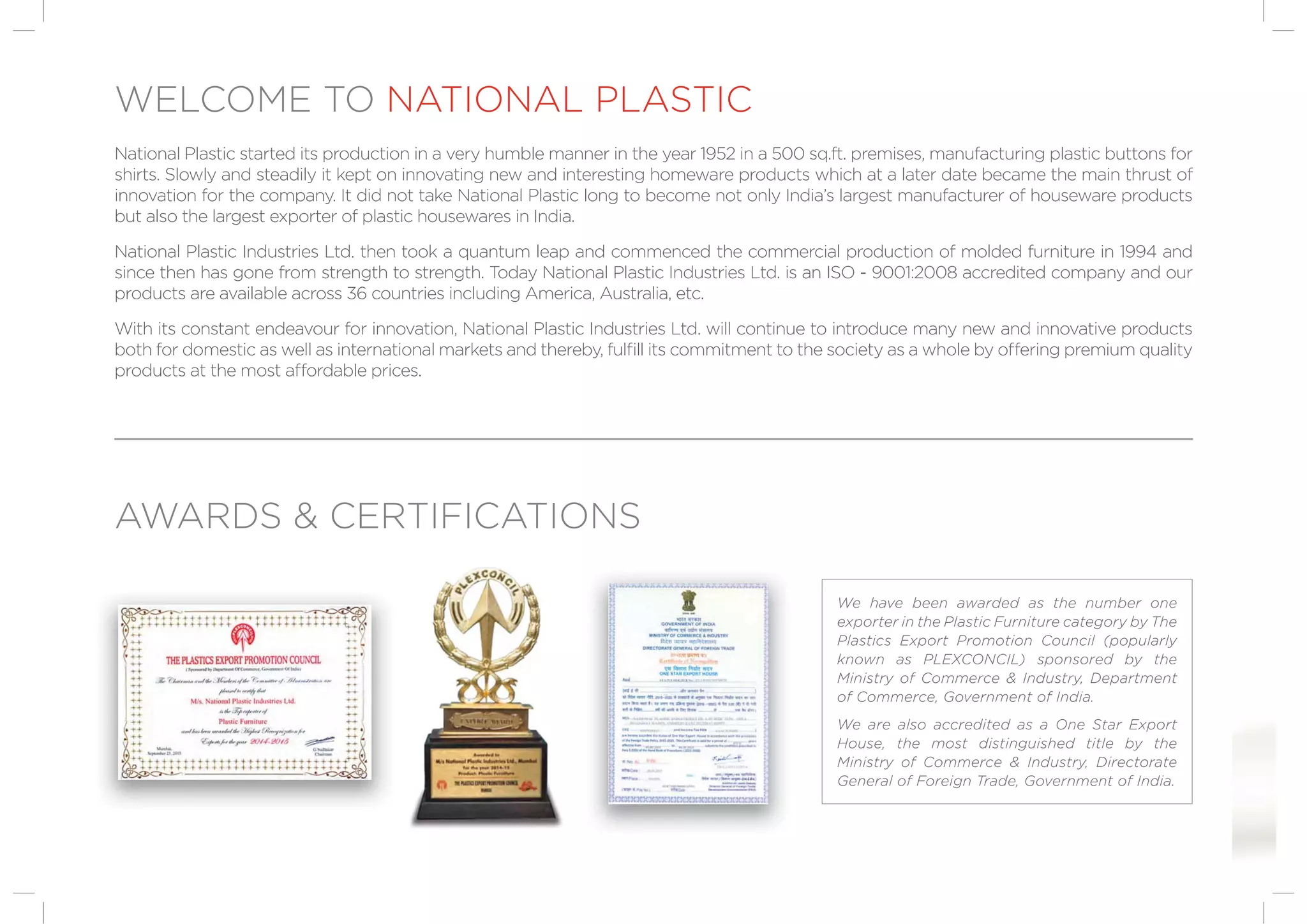 Plastic Products By National Plastic Industries Limited | PDF