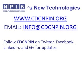 NPIN's New Technologies Coming Soon! | PDF | Internet | Computing