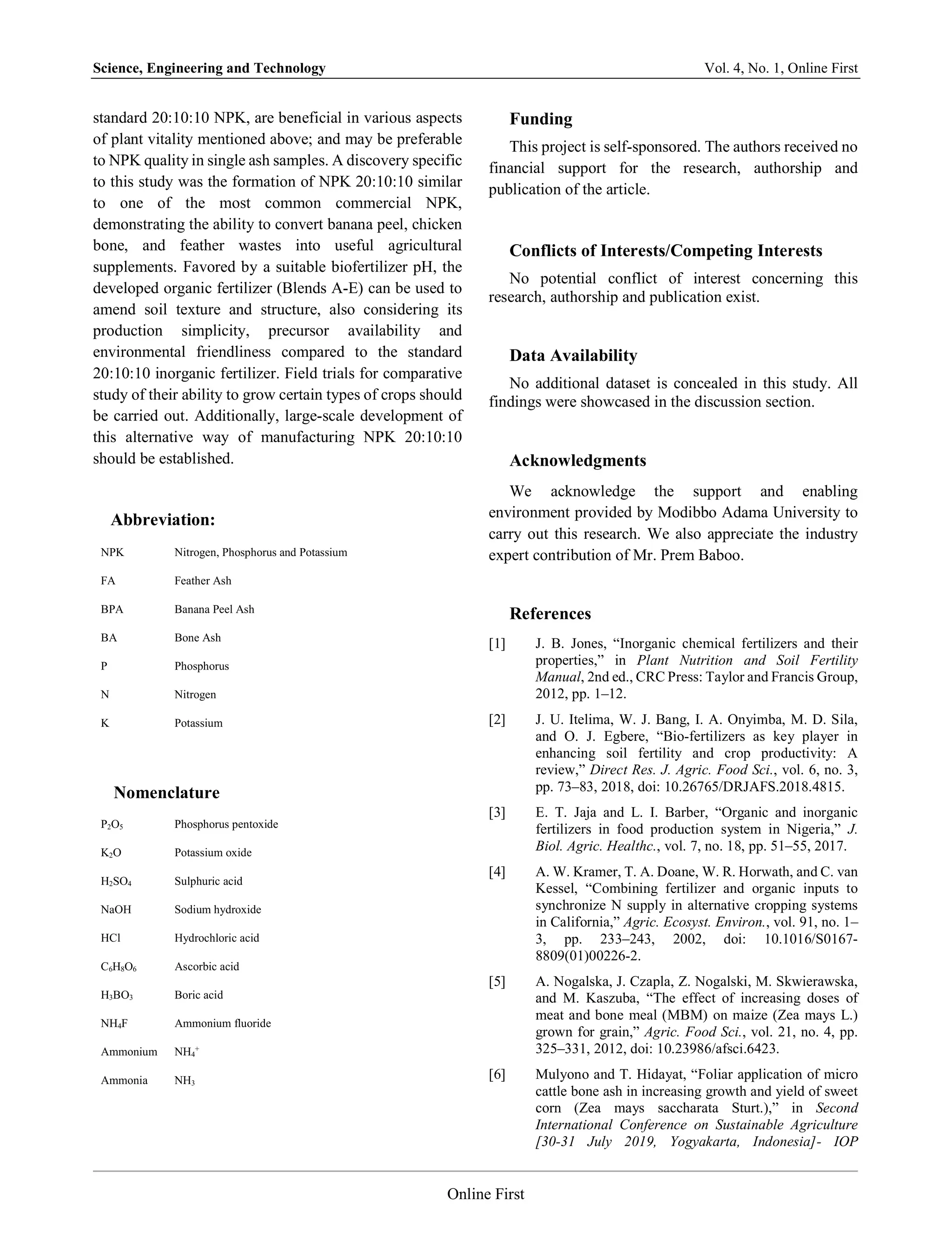 NPK Bio-fertilizer Production from Banana Peel.pdf