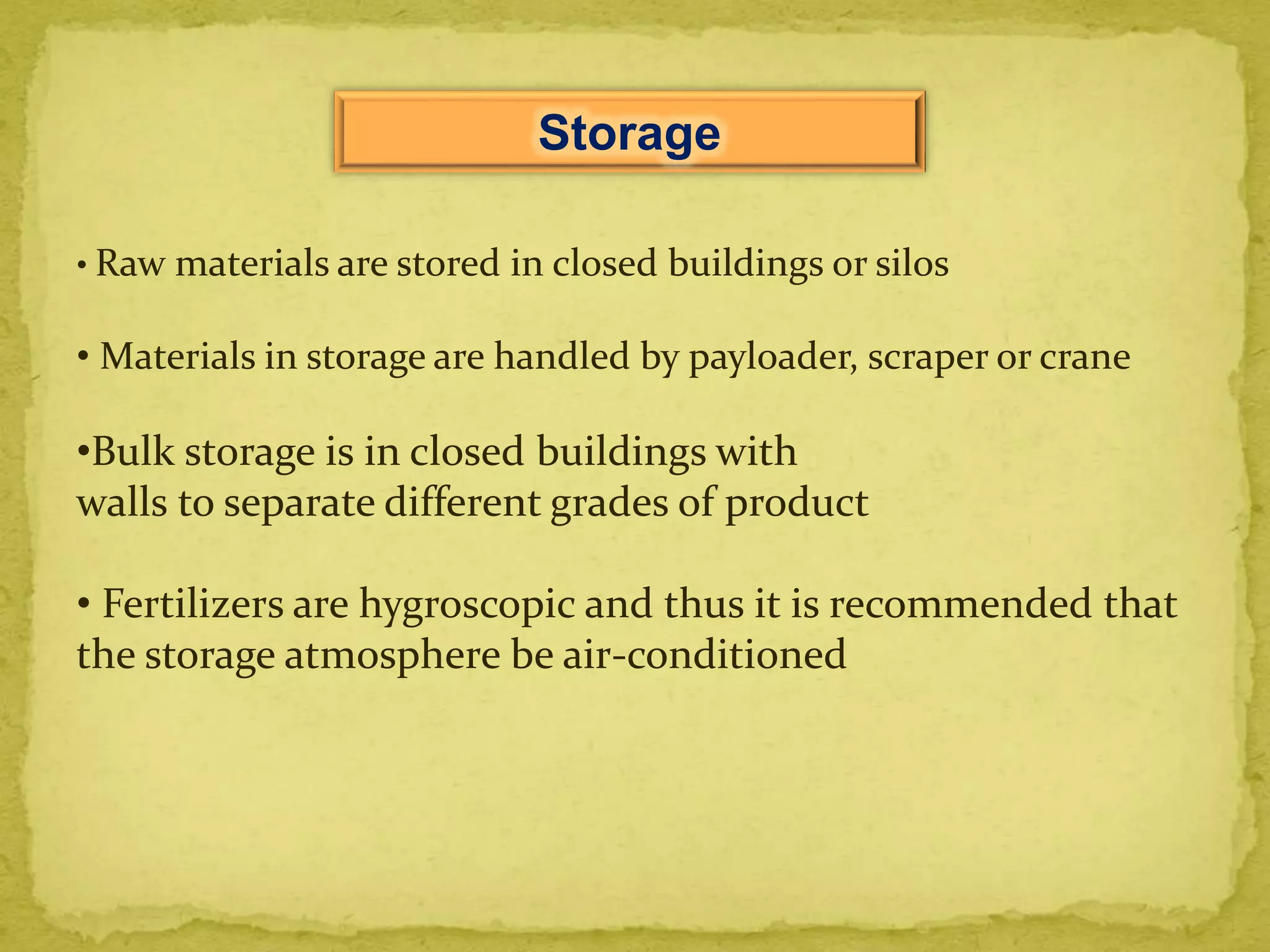 NPK fertilizers - Types, Manufacturing methods | PPTX