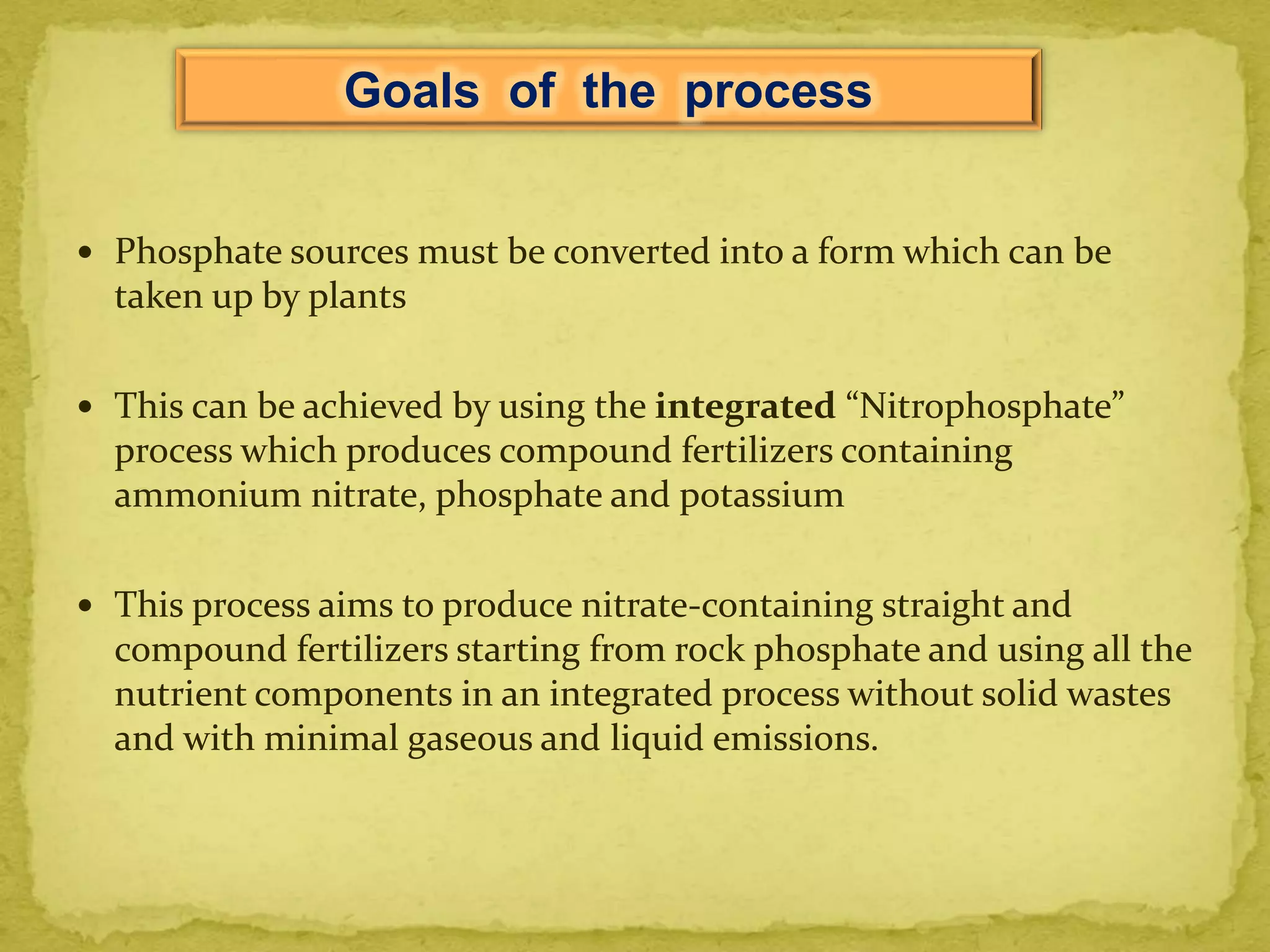 NPK fertilizers - Types, Manufacturing methods | PPTX