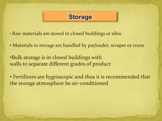 NPK fertilizers - Types, Manufacturing methods | PPTX