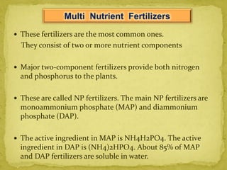 NPK fertilizers - Types, Manufacturing methods | PPTX