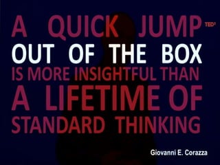 CREATIVE OUT OF BOX THINKING | PPT
