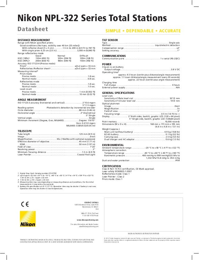 082119953499 Jual Total Station Nikon NPL-322 082119953499 Jual Total Station Nikon NPL-322