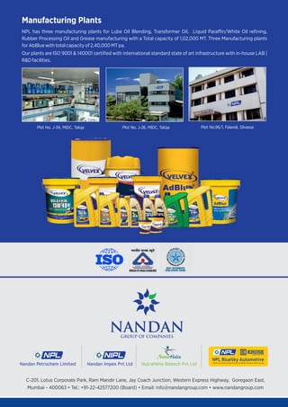 NPL Corporate Brochure | PDF