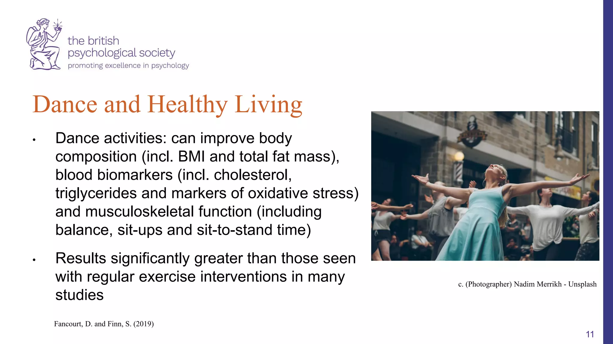 A performance for all: How Dance for Health can nurture our health and ...