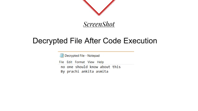 Encryption And Decryption Using Aes Algorithm Ppt