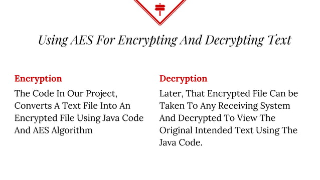 Encryption And Decryption Using AES Algorithm | PPT Encryption And Decryption Using AES Algorithm | PPT