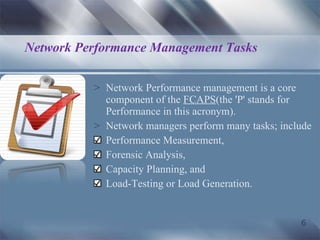 Network Performance Management | PPT