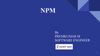 NPM | PDF