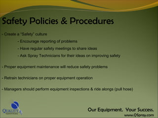 Spray Equipment Safety | PPT