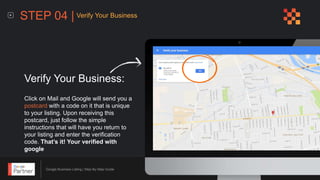 Google Listing Cheatsheet | PPSX | Search | Internet