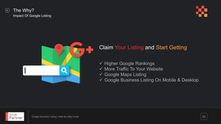 Google Listing Cheatsheet | PPSX | Search | Internet