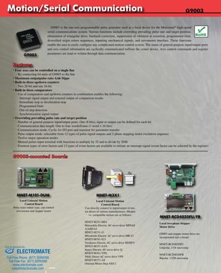 Npm motion control_serial_communication_catalog | PDF