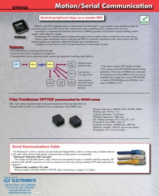 Npm motion control_serial_communication_catalog | PDF | Technology & Computing