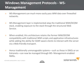 Network Management Fundamentals - Back to the Basics | PPTX