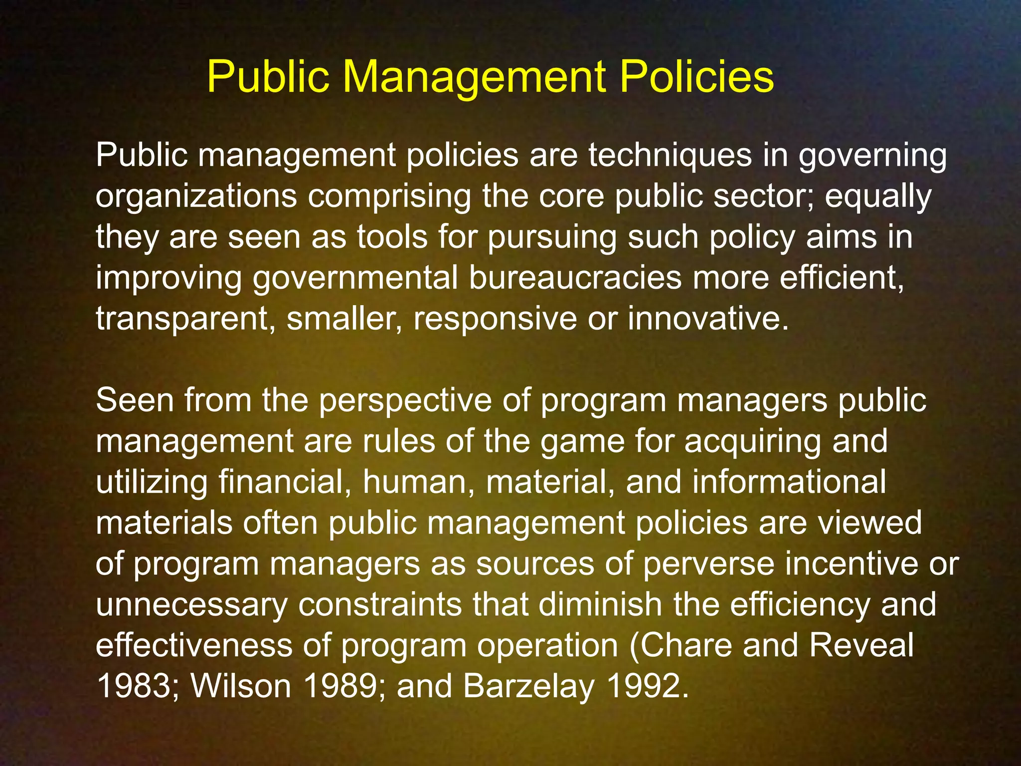 New Public Management | PDF