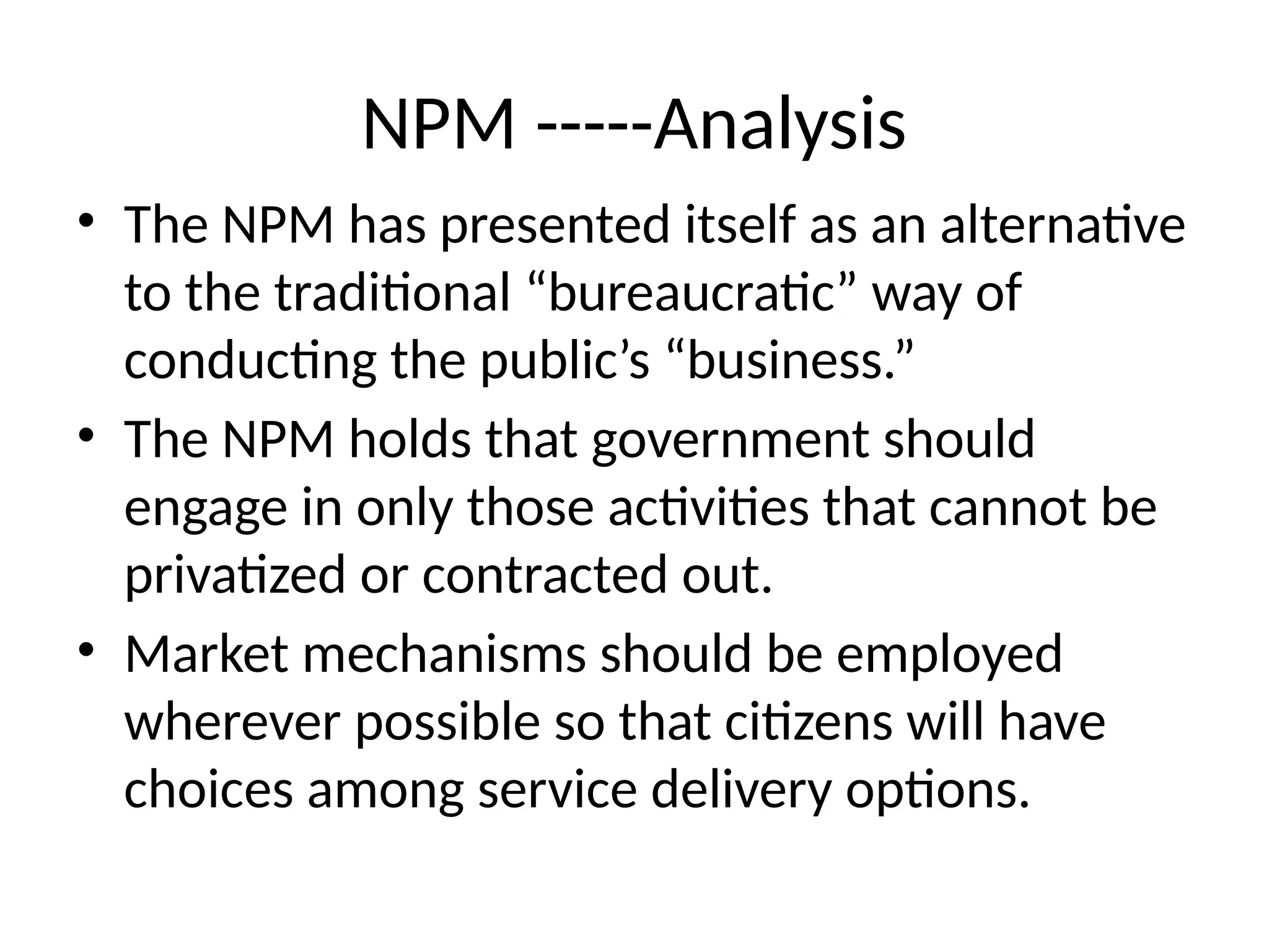 NPM & Reinventing Govt.pptx.......................... | PPT