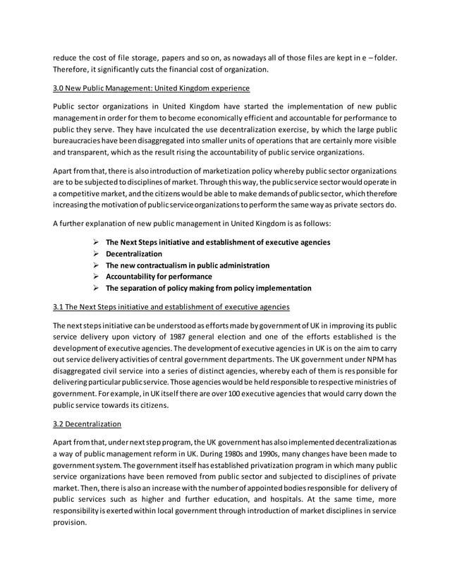 New Public Management (Falconer) | PDF