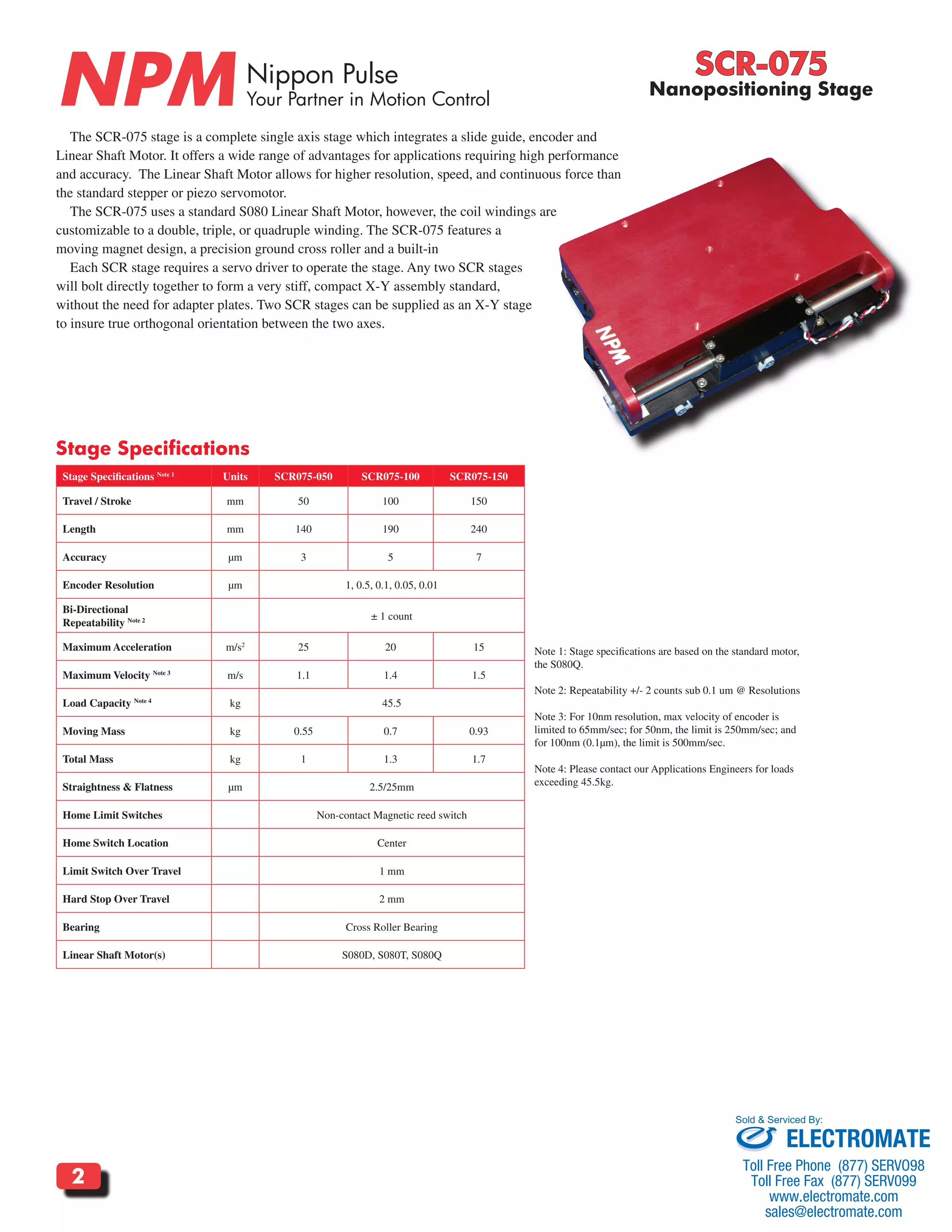 Npm scr 75_specsheet | PDF